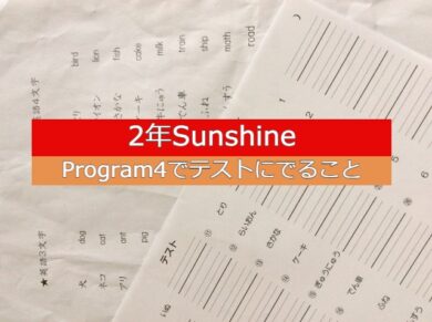 【中2Sunshine】Program4で定期テストに出題されること | 一之江の学習塾 東都ゼミナール｜中学・高校・大学受験対策